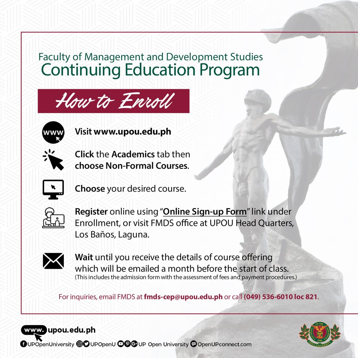 Registration for Continuing Education Program is extended until 15 ...