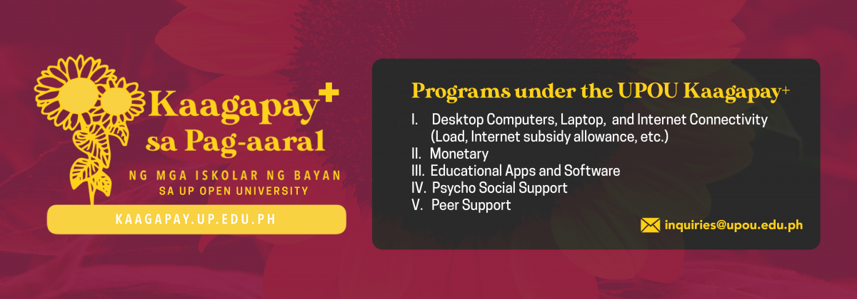 UPOU-Kaagapay+ - University of the Philippines Open University