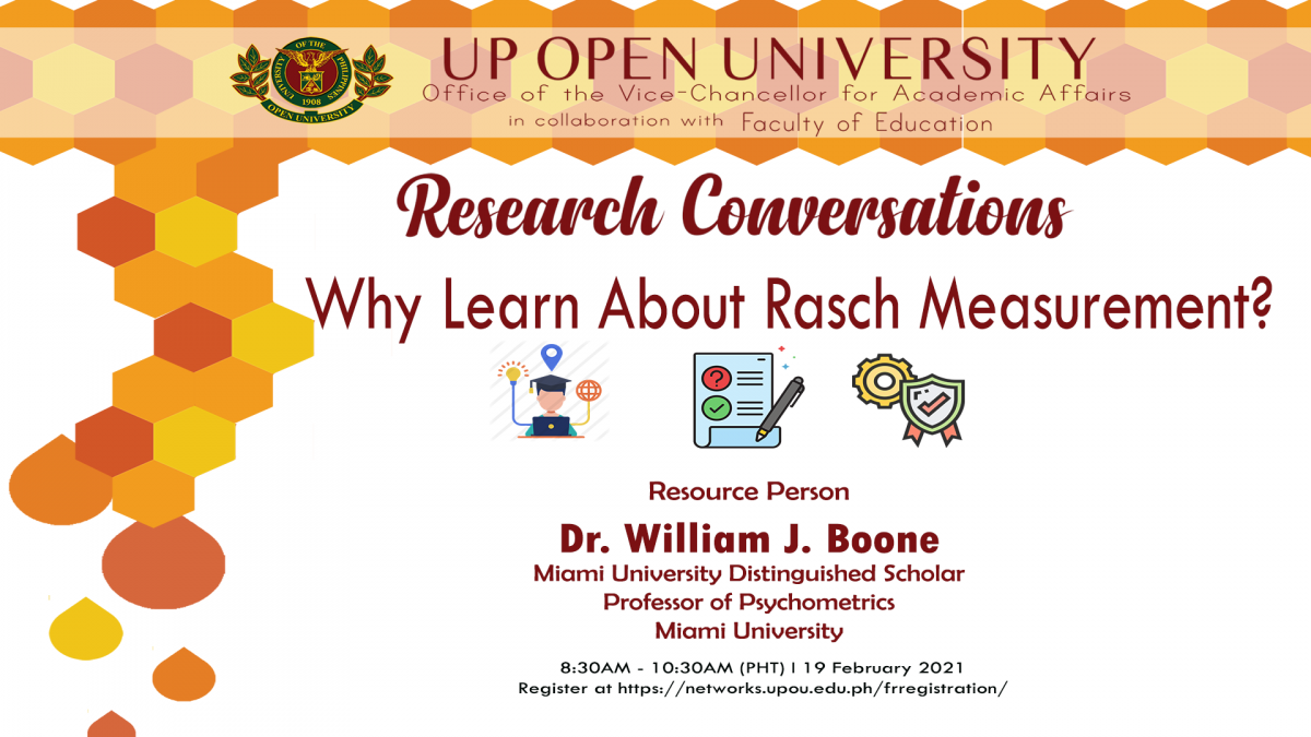 Research Conversation Series: Why Learn About Rasch Measurement ...
