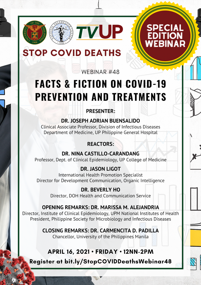 TVUP Webinar #48 "Facts and Fiction on COVID-19 Prevention and ...