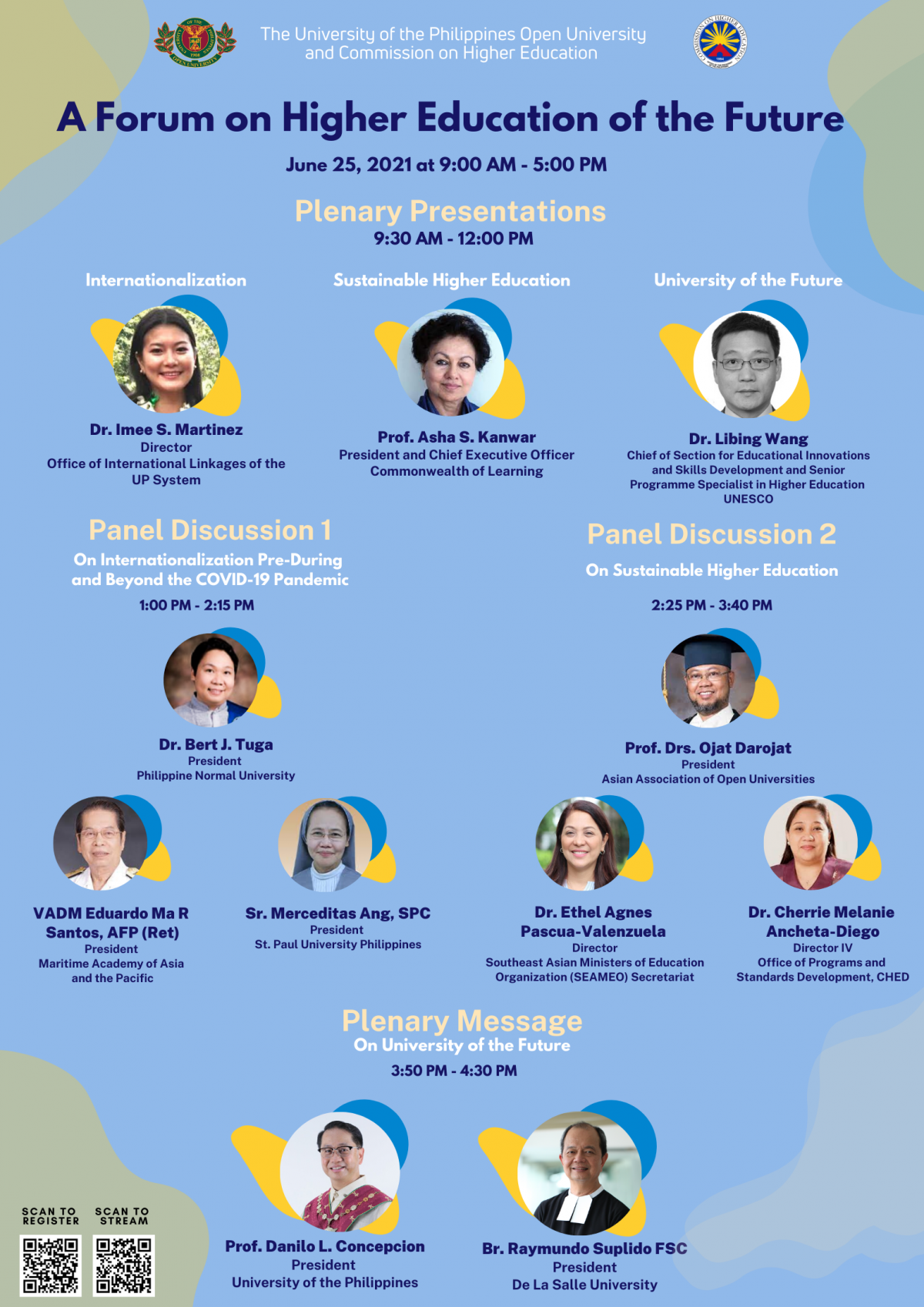 A Forum on Philippine Higher Education of the Future - University of ...