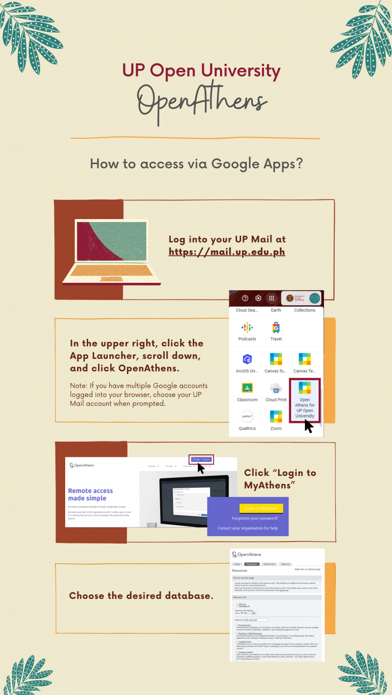 UPOU OpenAthens Access - University of the Philippines Open University