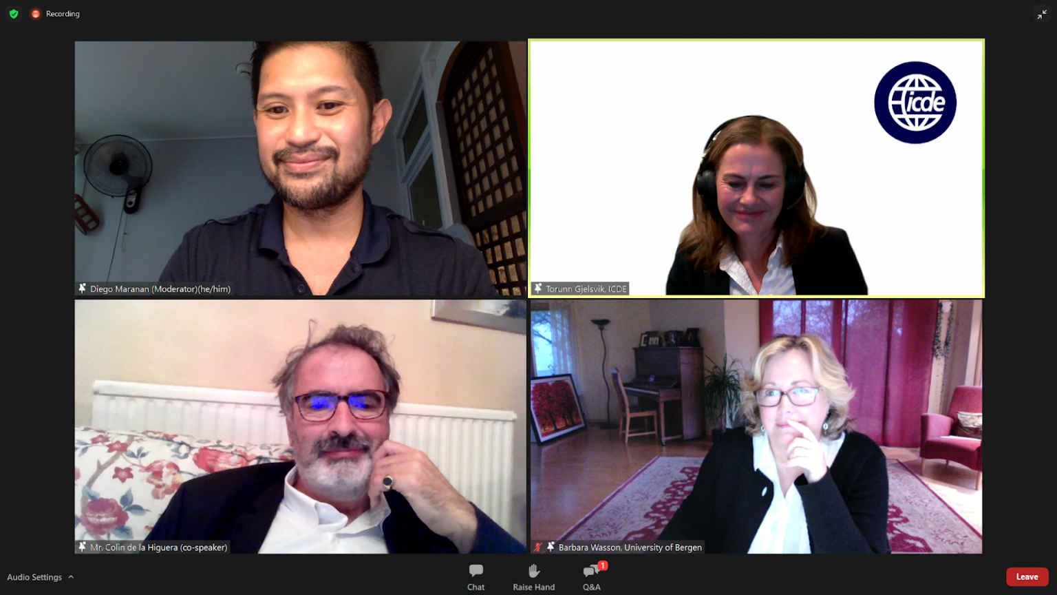 ICDE Sec-Gen Gjelsvik Tackles Potentials of Artificial Intelligence in ...