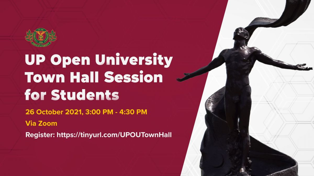 UPOU Town Hall Session for Students - University of the Philippines ...