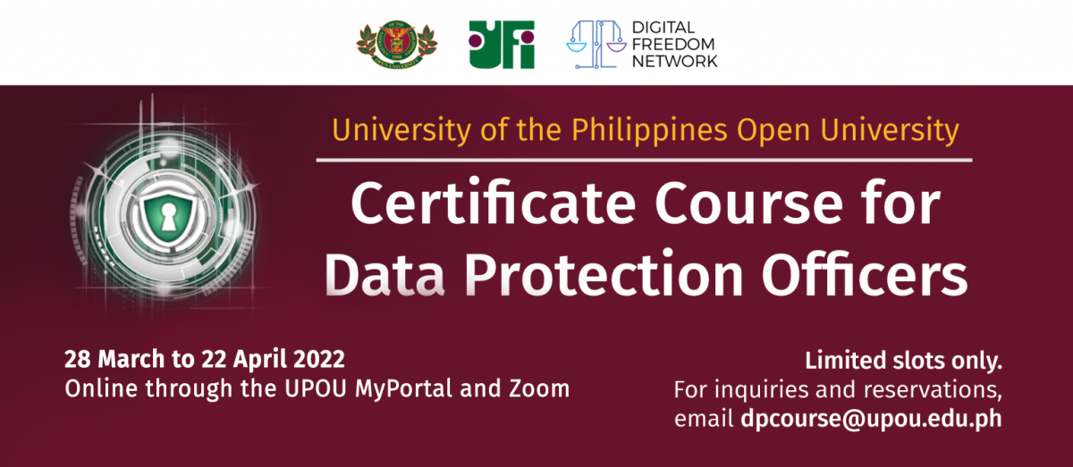 Certificate Course for Data Protection Officers - University of the ...