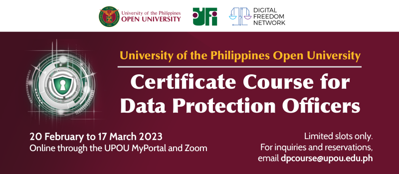 Certificate Course for Data Protection Officers - University of the ...