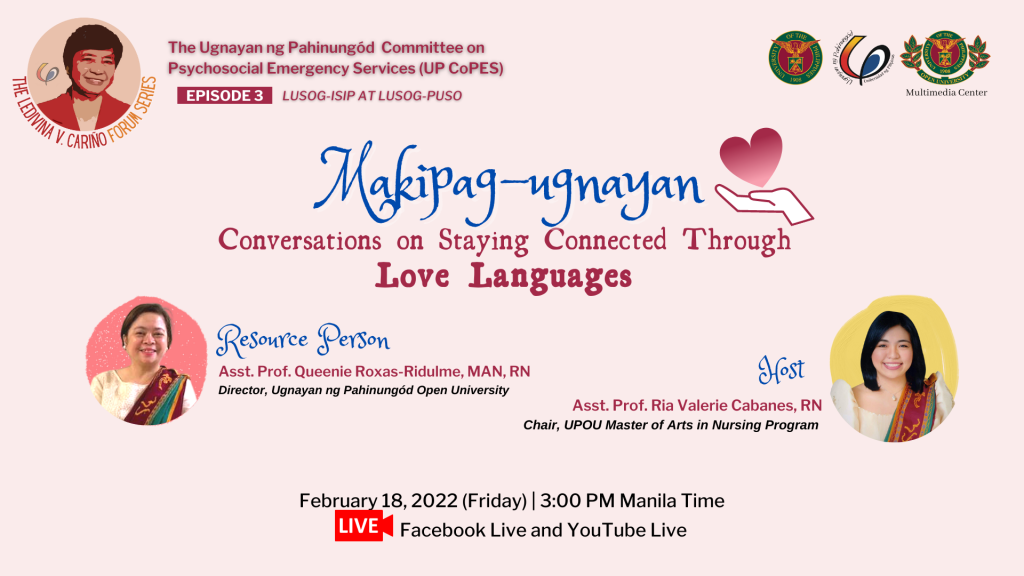 Episode 3: Lusog-Isip at Lusog-Puso Makipag-ugnayan: Conversations on ...