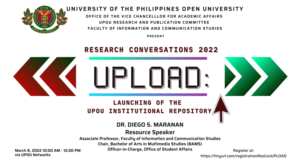 UPLOAD: Launch of the UPOU Repository - University of the Philippines ...