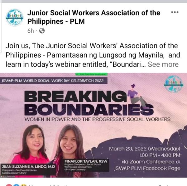 Dr. Taylan Shares Experience as a Social Worker during the World Social ...