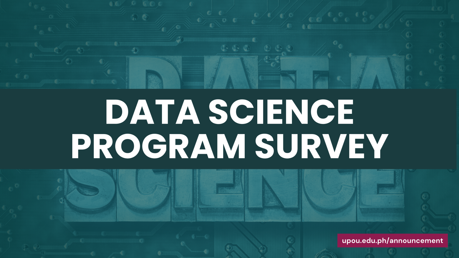 Data Science Program Survey - University of the Philippines Open University