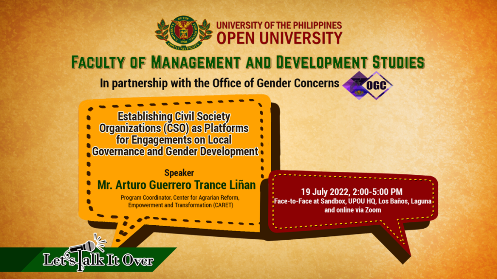 FMDS holds a Let’s Talk It Over Seminar Entitled “Establishing Civil ...