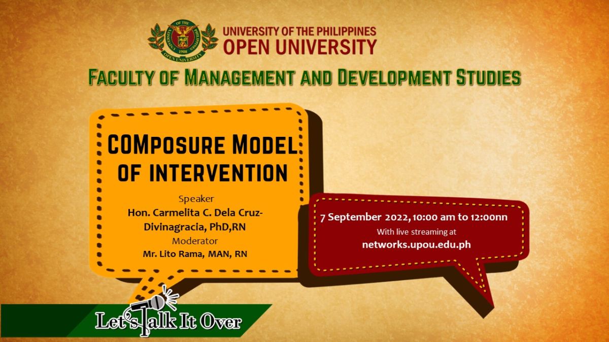 UPOU-FMDS-MAN Program Conducts Episode 2 of Nursing Theories and Models ...
