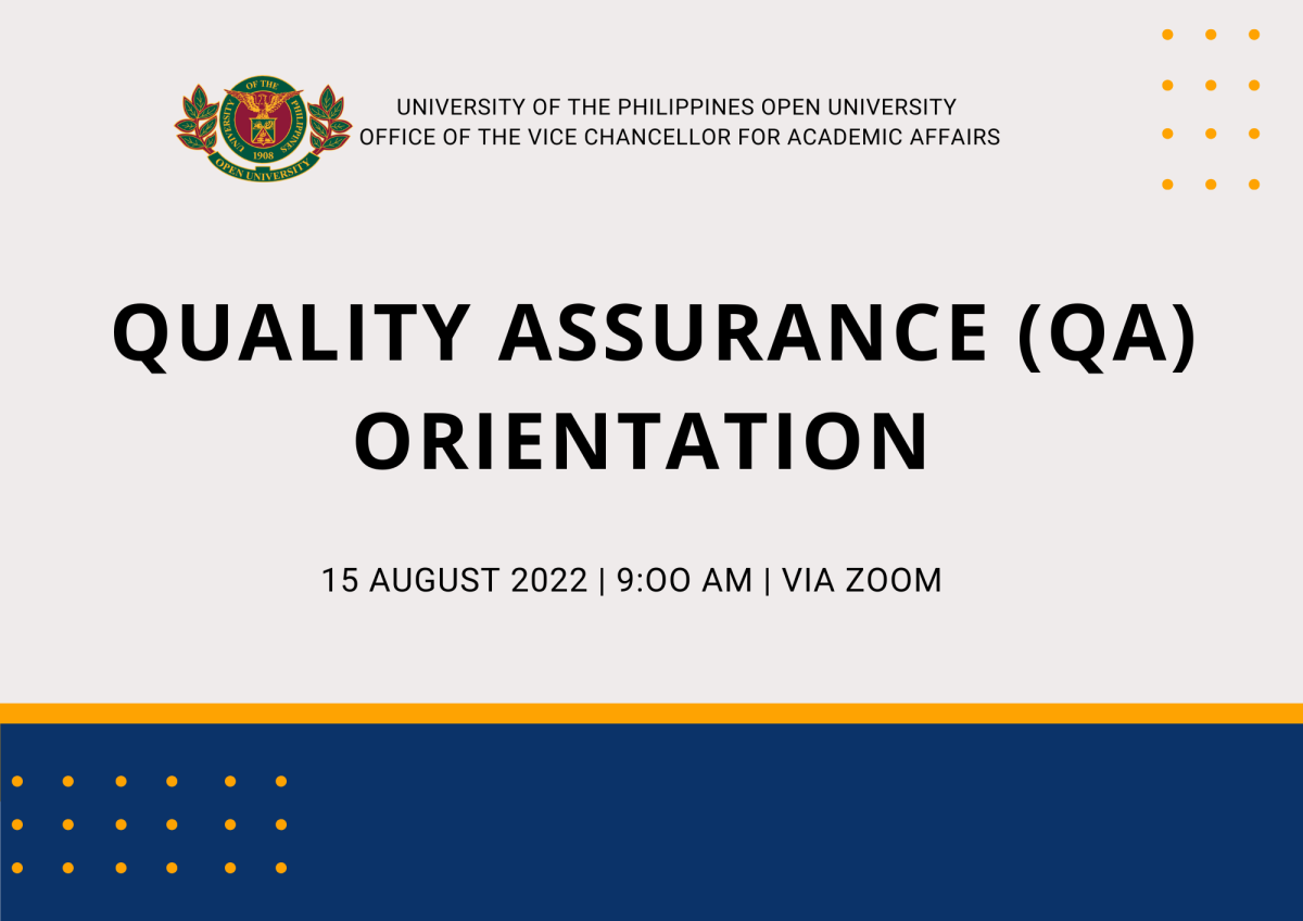 UPOU-OVCAA Holds Orientation for QASAR Writeshop Relaunch - University ...
