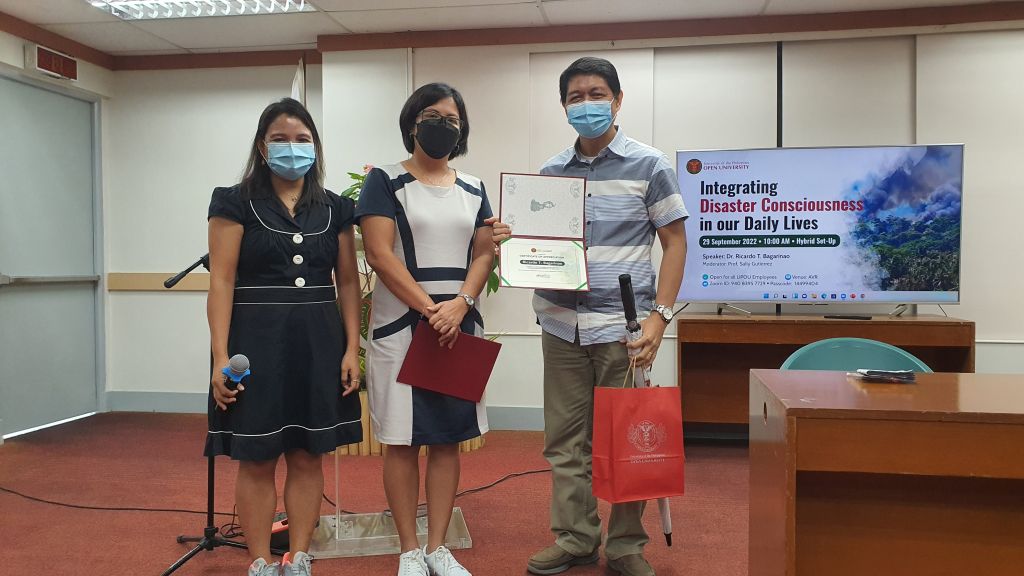 UPOU DRRM Team Conducts Disaster Consciousness Seminar; Launches # ...