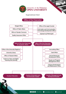About - University of the Philippines Open University