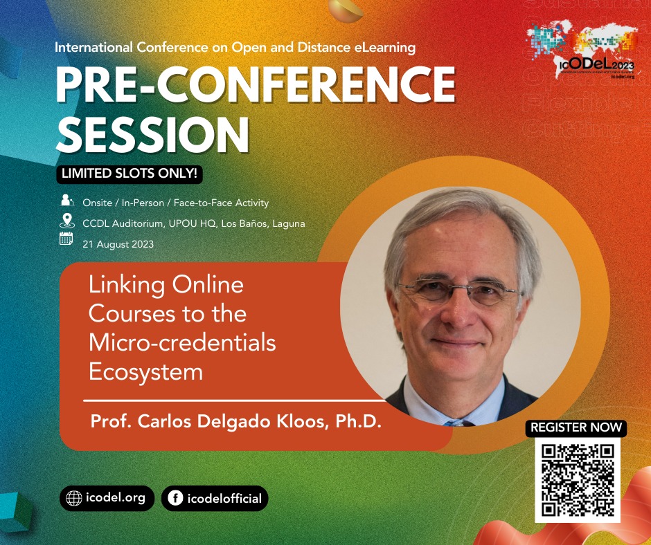 5th ICODeL to Highlight Micro-credentials in Pre-Conference ...