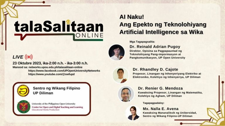 talaSalitaan Online: Episode 2 - AI Naku! Ang Epekto ng Teknolohiyang ...