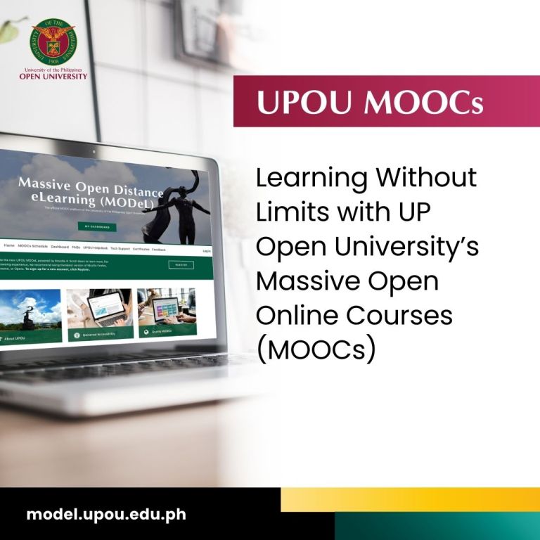 Learning Without Limits with UPOU MOOCs - University of the Philippines Open University