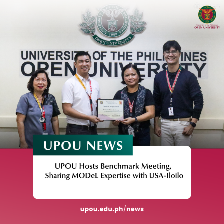 UPOU Hosts Benchmark Meeting, Sharing MODeL Expertise with USA-Iloilo ...