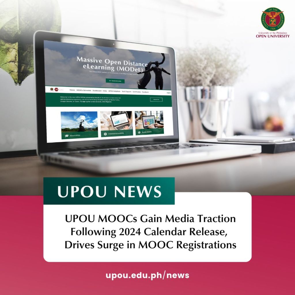 UPOU MOOCs Gain Media Traction Following 2024 Calendar Release, Drives Surge in MOOC ...
