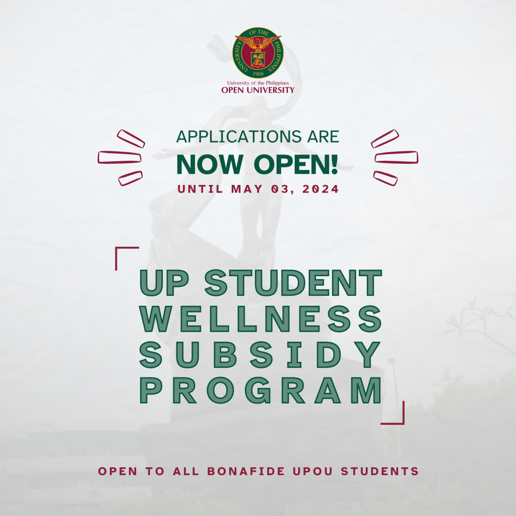 UP-Student Wellness Subsidy (SWS) Program - University of the ...