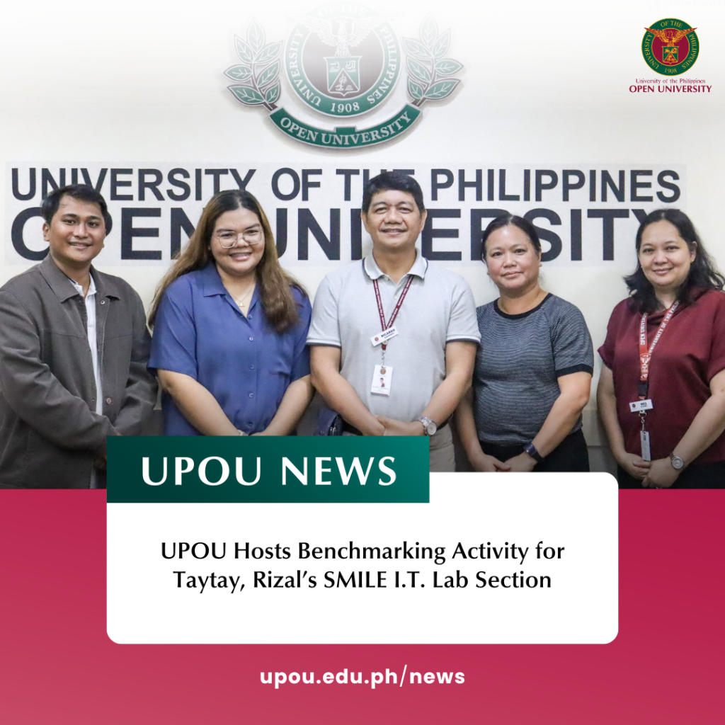 UPOU Hosts Benchmarking Activity for Taytay, Rizal’s SMILE I.T. Lab ...