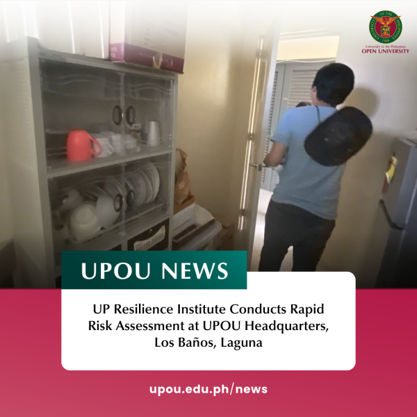 UP Resilience Institute Conducts Rapid Risk Assessment at UPOU ...