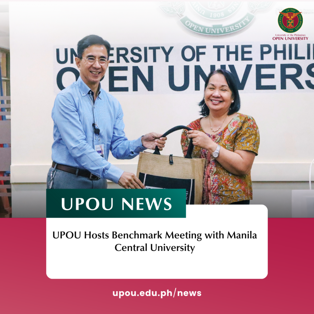 UPOU Welcomes Manila Central University for Benchmarking Visit ...