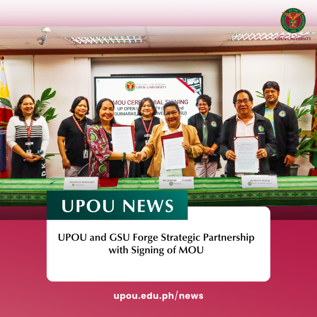 UPOU and GSU Forge Strategic Partnership with Signing of MOU ...