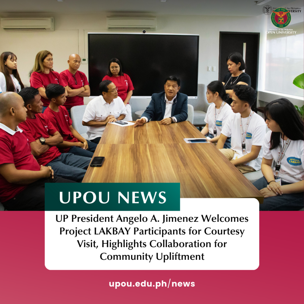 UP President Angelo A. Jimenez Welcomes Project LAKBAY Participants for ...