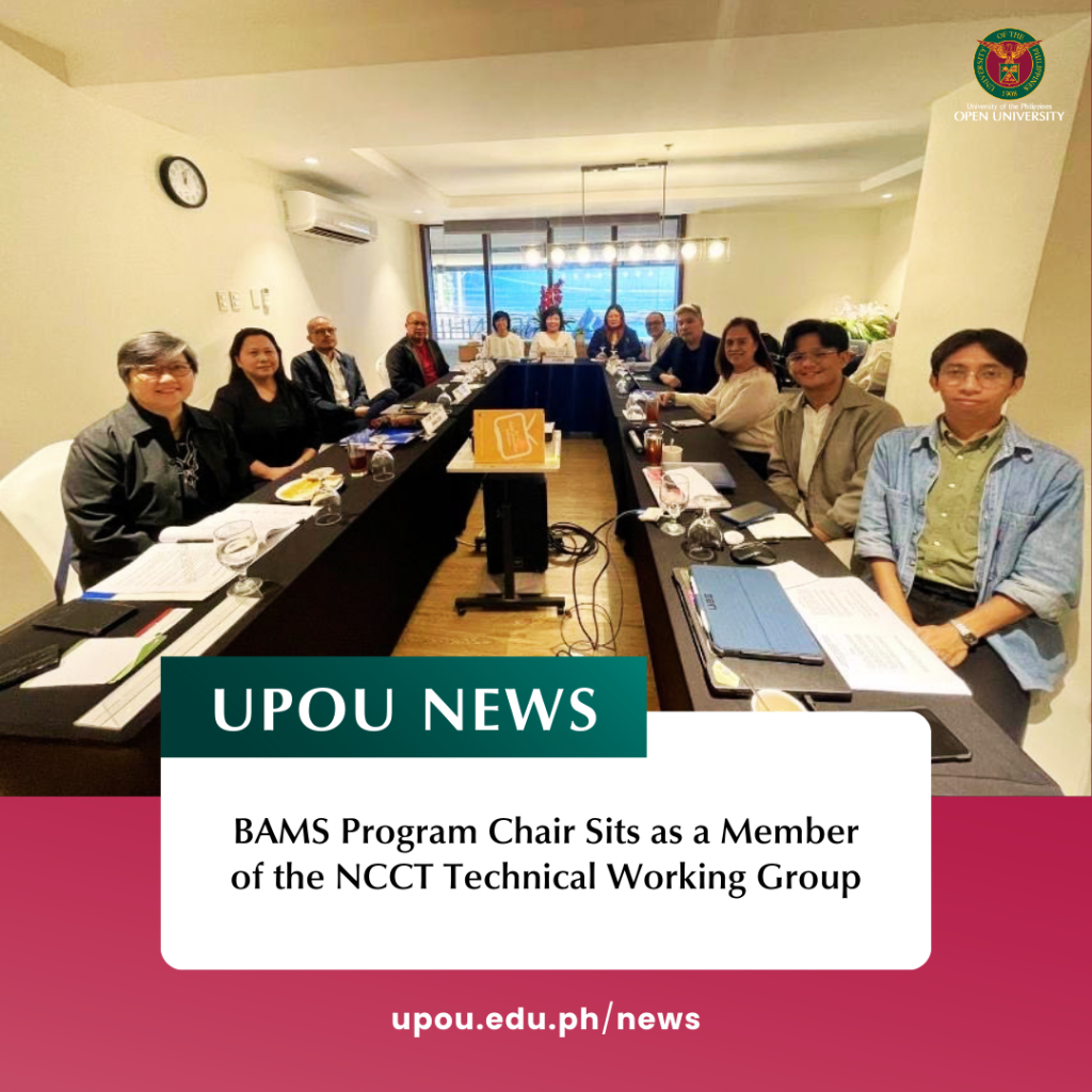 BAMS Program Chair Sits as a Member of the NCCT Technical Working Group ...