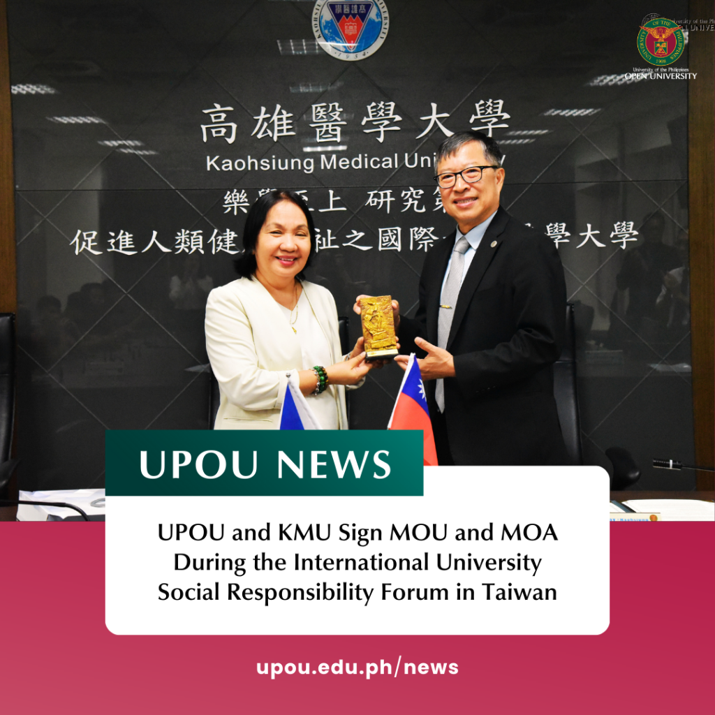 UPOU and KMU Sign MOU and MOA During the International University ...