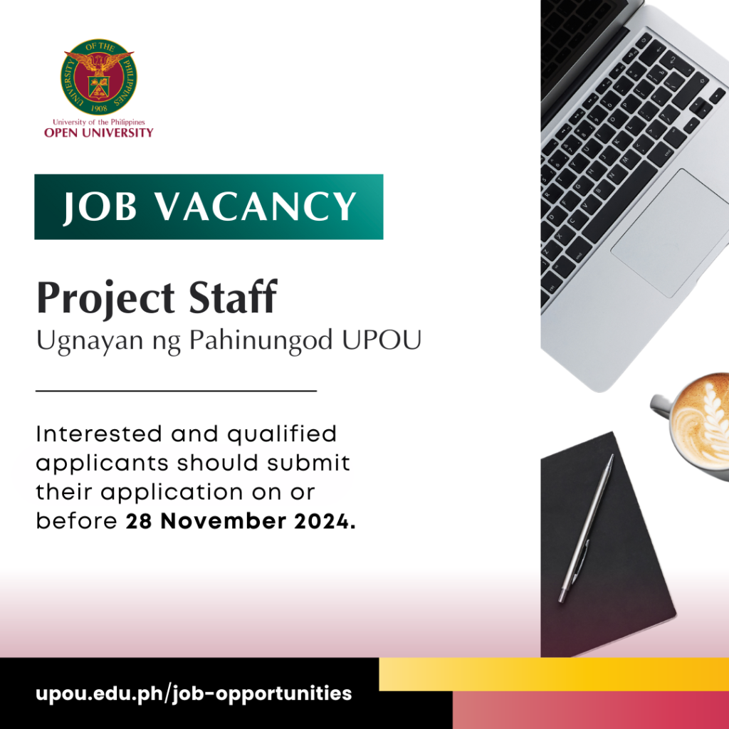 UPOU Releases 2024 Massive Open Online Courses (MOOCs); Launches MOOCs ...