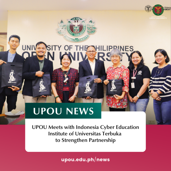 UPOU Meets with Indonesia Cyber Education Institute of Universitas ...