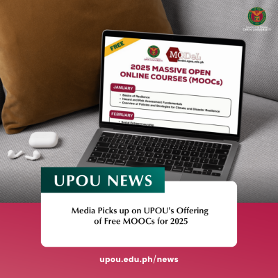 Media Picks up on UPOU's Offering of Free MOOCs for 2025 - University of the Philippines Open ...