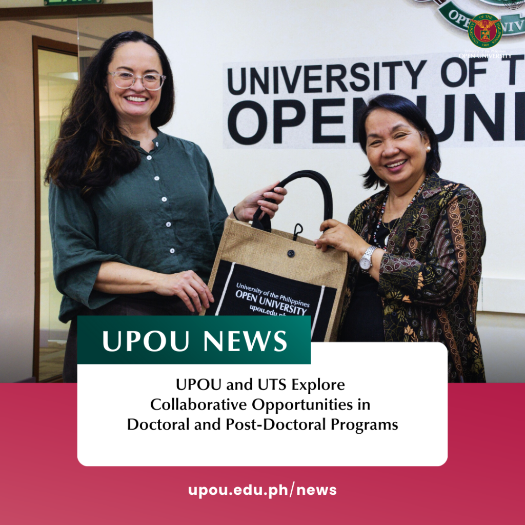 UPOU and UTS Explore Collaborative Opportunities in Doctoral and Post-Doctoral Programs ...