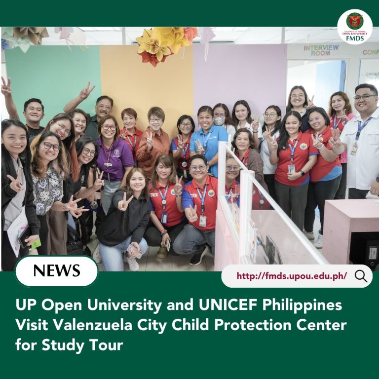 UP Open University and UNICEF Philippines Visit Valenzuela City Child Protection Center for ...