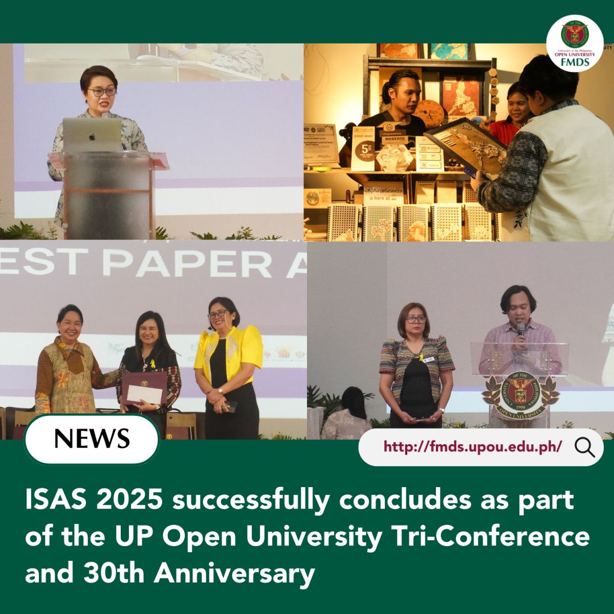 ISAS 2025 Successfully Concludes as Part of the UP Open University Tri ...