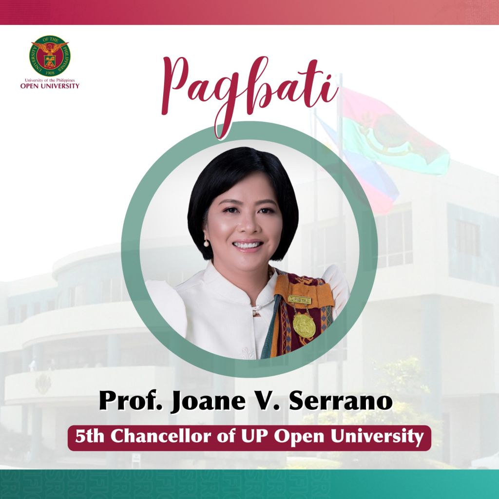 Prof. Joane V. Serrano Appointed as 5th UPOU Chancellor - University of the Philippines Open ...