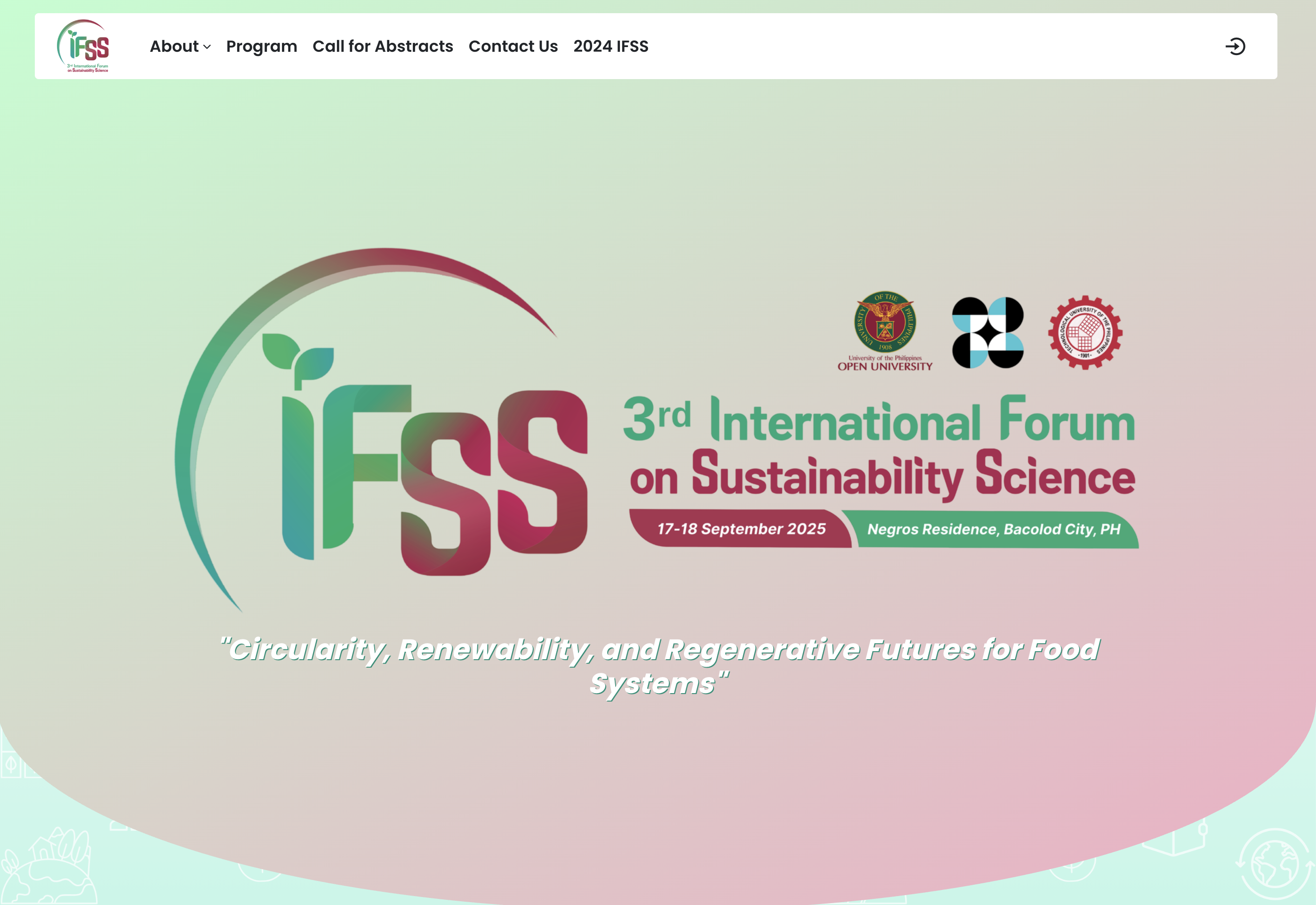 Abstract Submission Extended for IFSS 2025: Join the Global Dialogue on ...